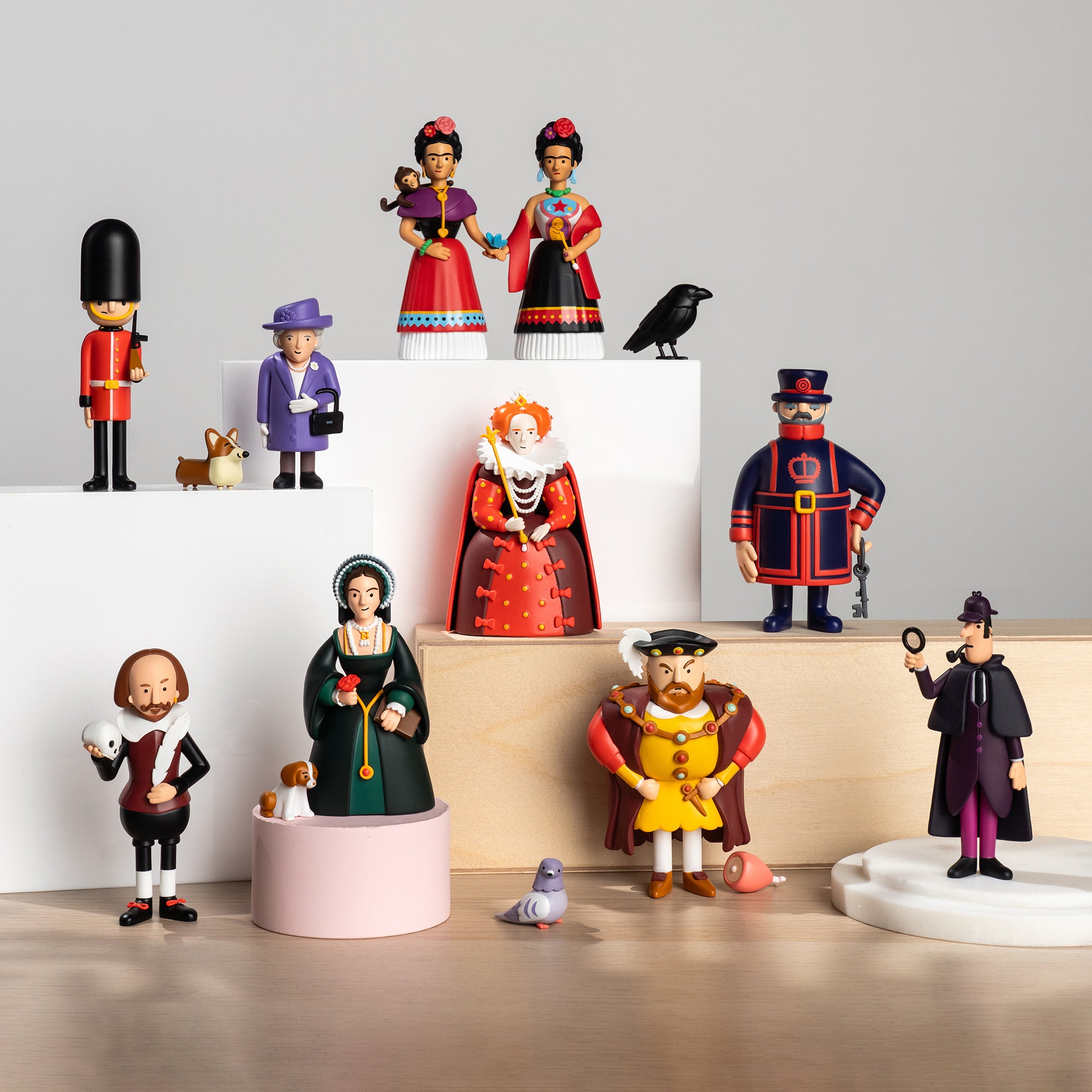 Full Set of our Collectable Art Toys (Eleven) - London, Frida Kahlo ...