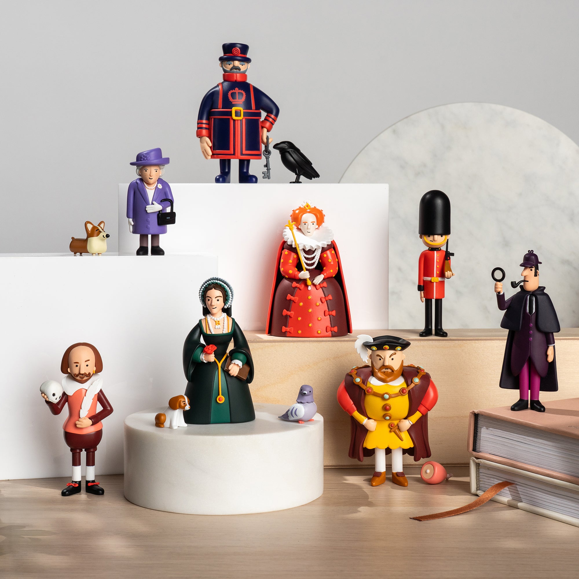 Collectable London Full Set of Art Toys - Royal British Figure ...
