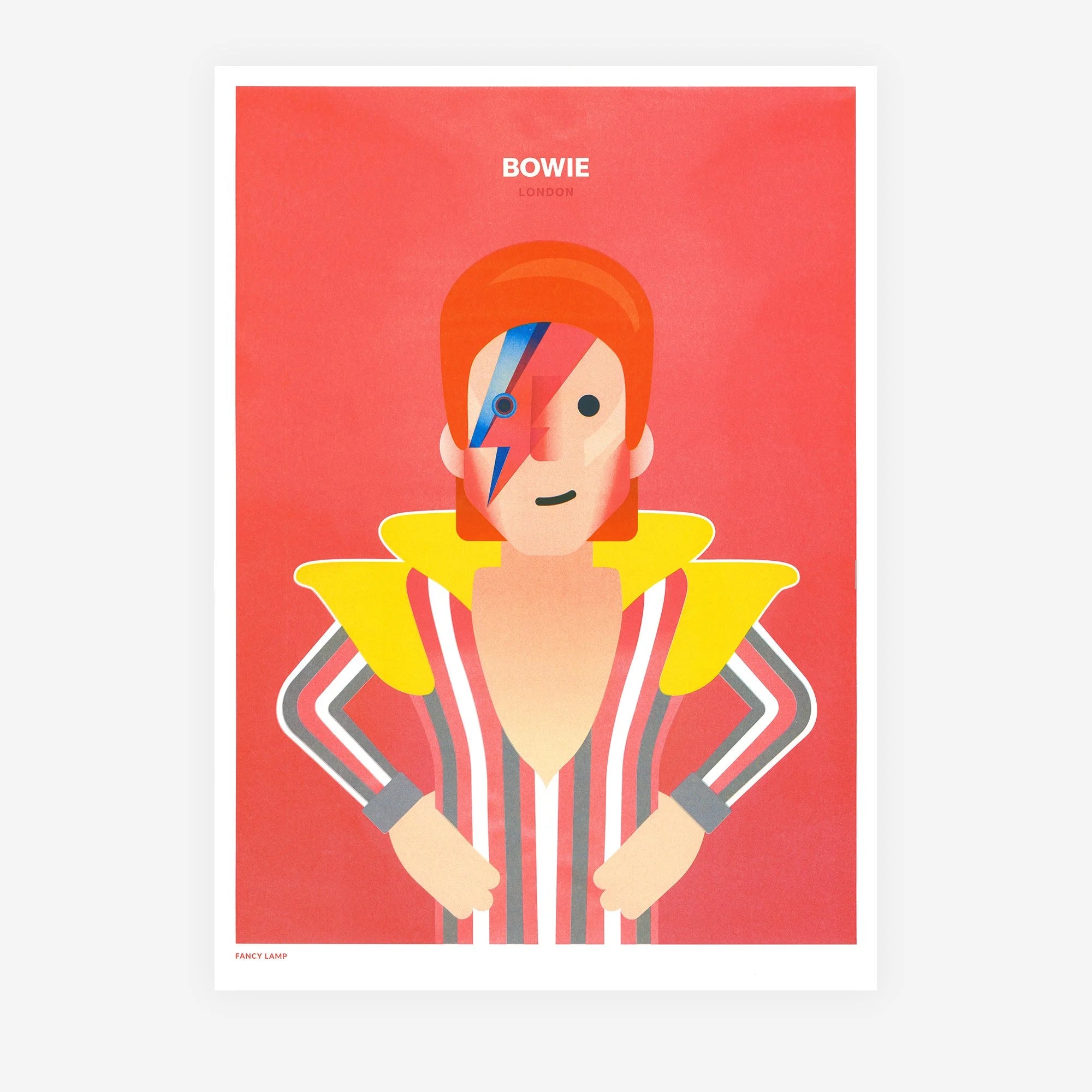 Bowie A3 Risograph Print – Collectable Cities