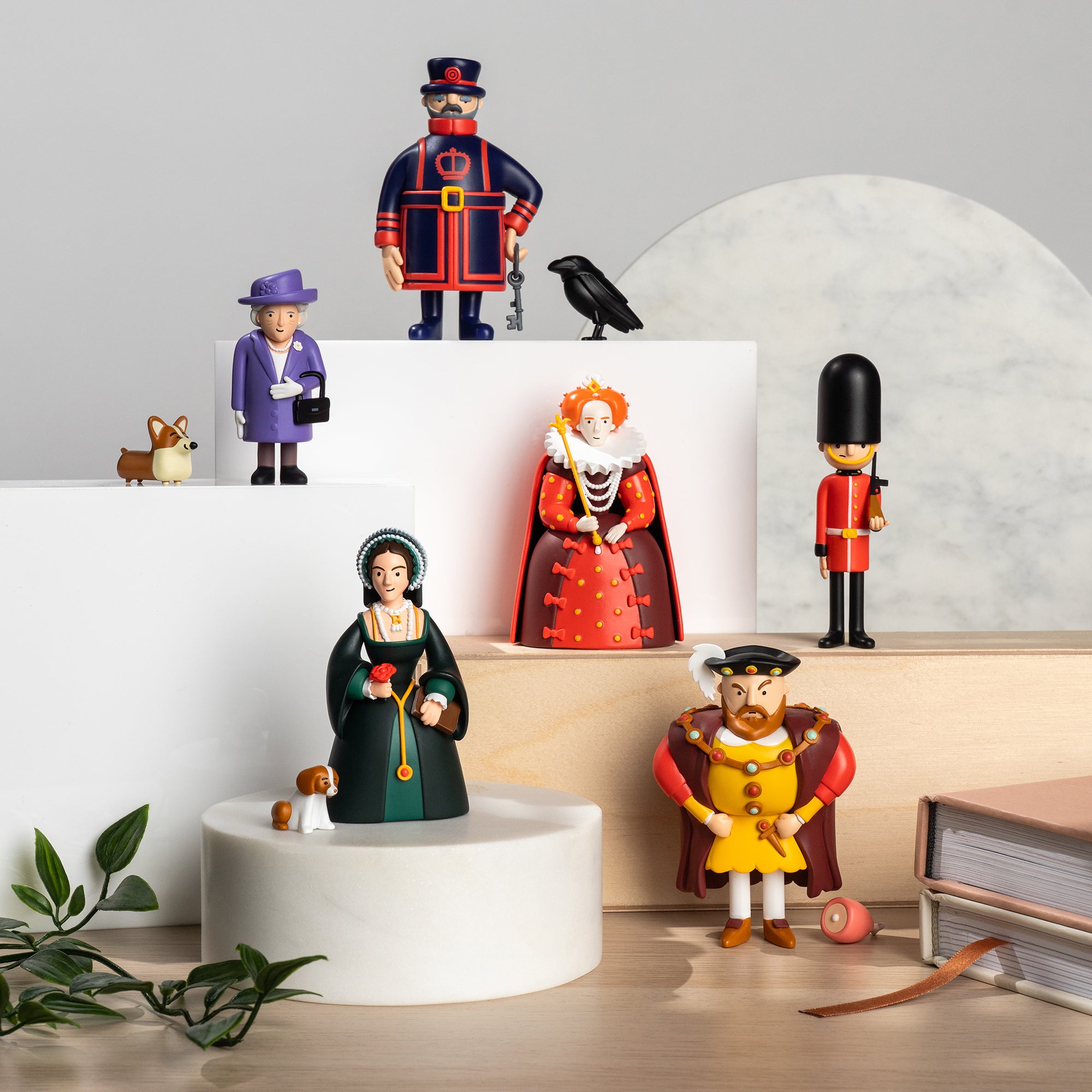 Collectable London Royal Art Toys, unique British design gift queen ...